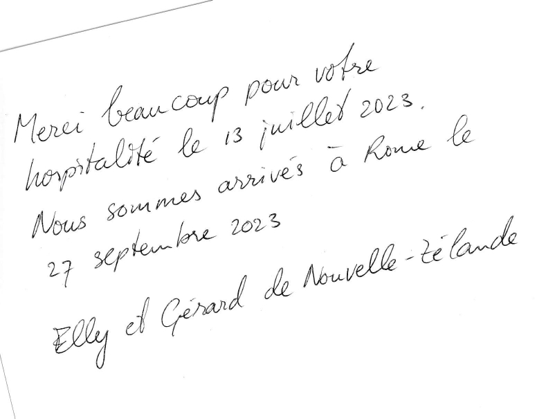 Elly et Gérard sont arrivés à Rome - ViaFrancigena